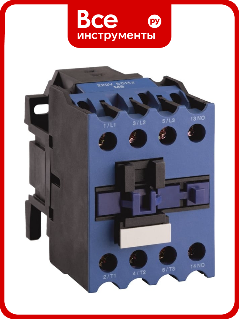 Контактор КЭАЗ OptiStart E LC1E2510M5 25А кат. 220В AC 1НО 330282