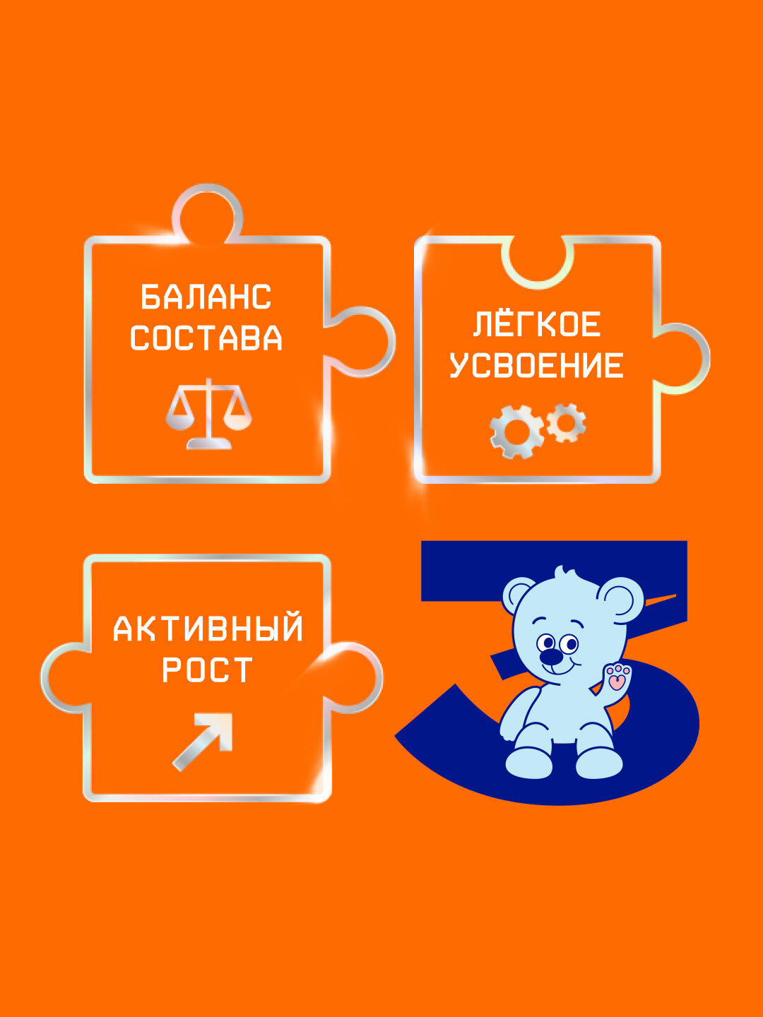 Напиток молочный сухой Nutrilak 3, для детей с 12 месяцев, 300 г — фото 1
