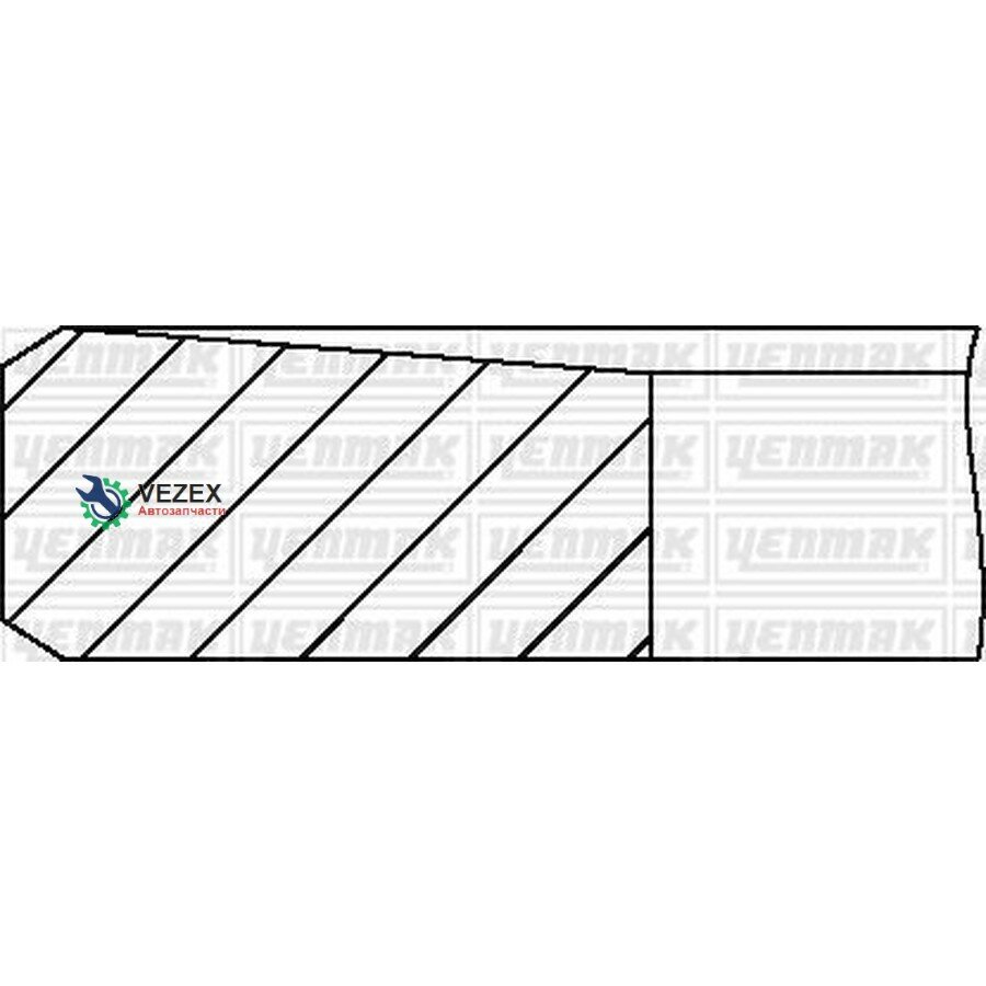 YENMAK 9109964000 кольца поршневые! d82.5 2.5x2x3 STD\ Ford Focus/Tourneo/Transit 1.8TDCi 99>
