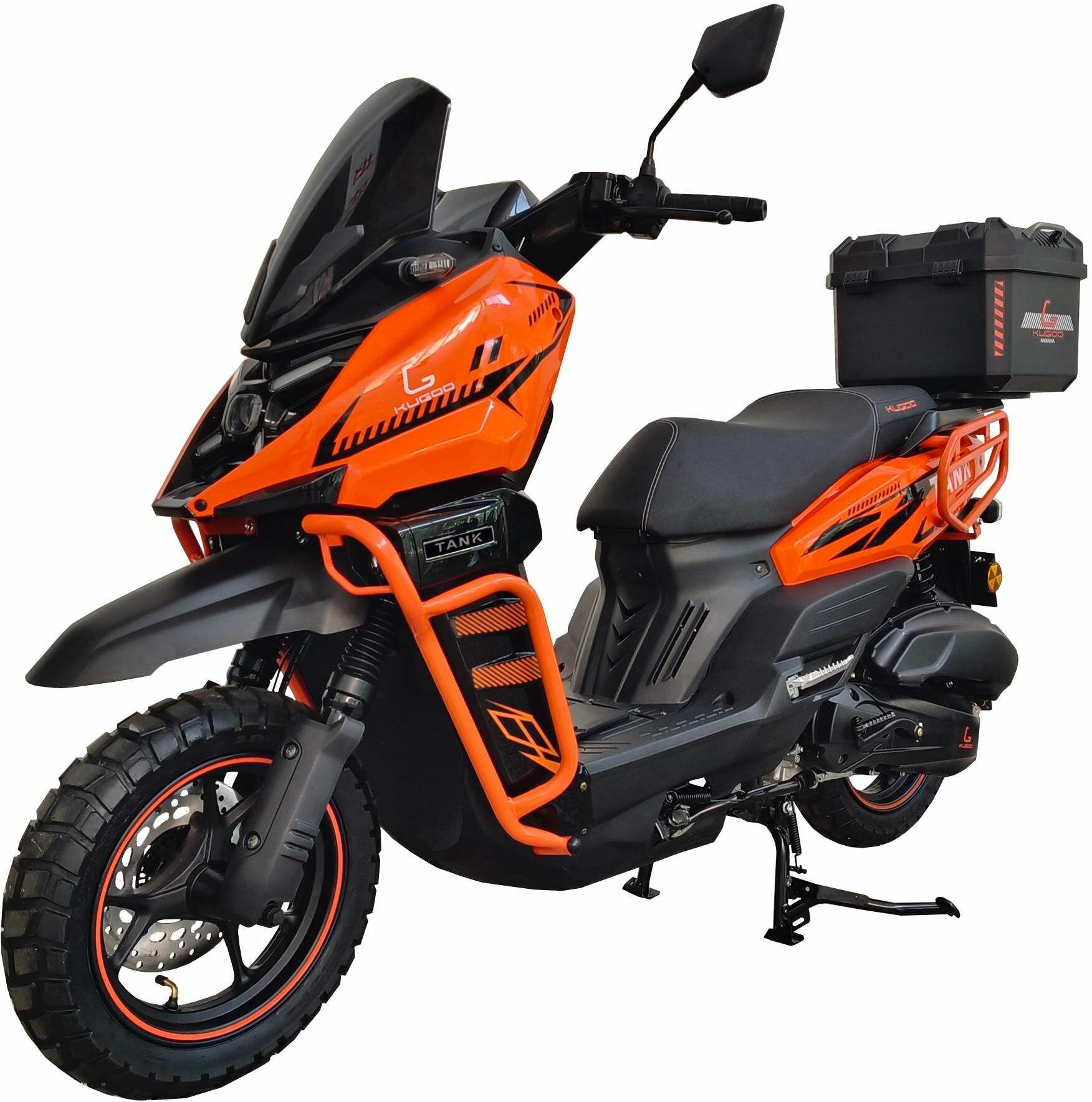 Бензиновый скутер KUGOO TANK, 4-тактный, 169 кубов, с кофром