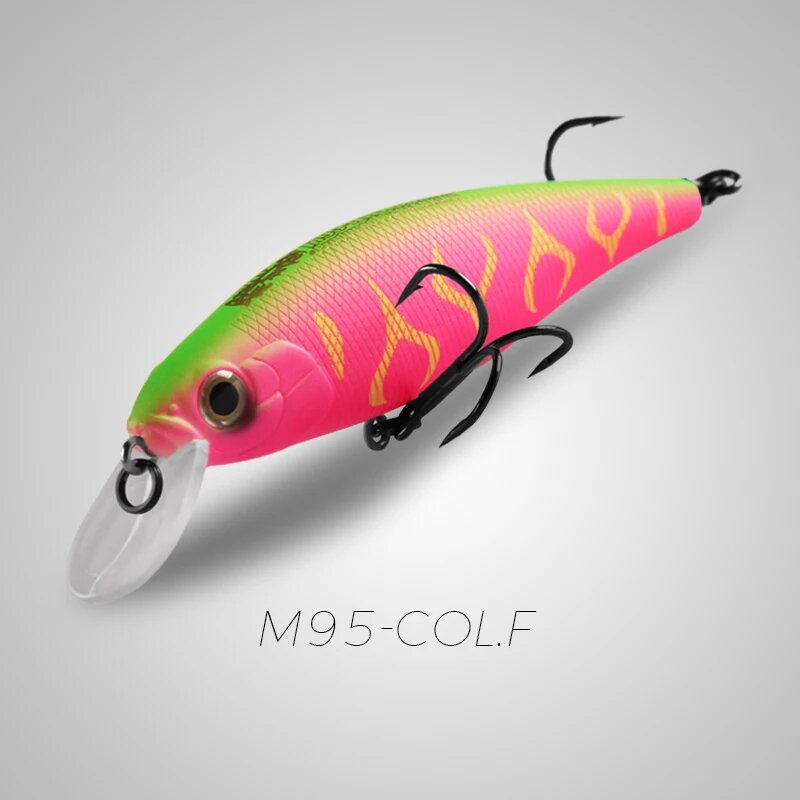 Воблеры BEARKING Squad Minnow разных цветов M95-F
