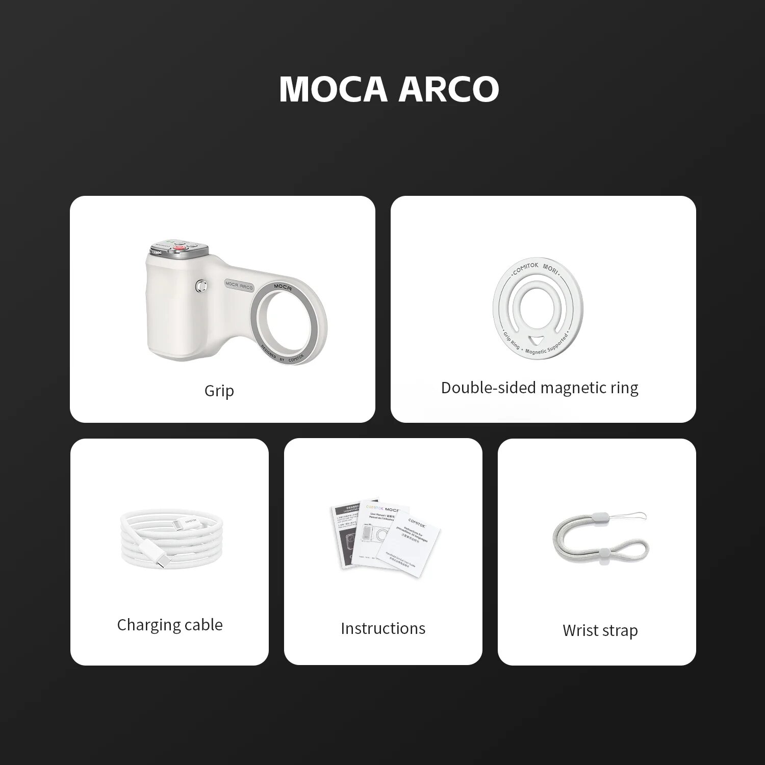 COMITOK MOCA ARCO Держатель для iPhone с пультом ДУ MOCA ARCO WH-Ring