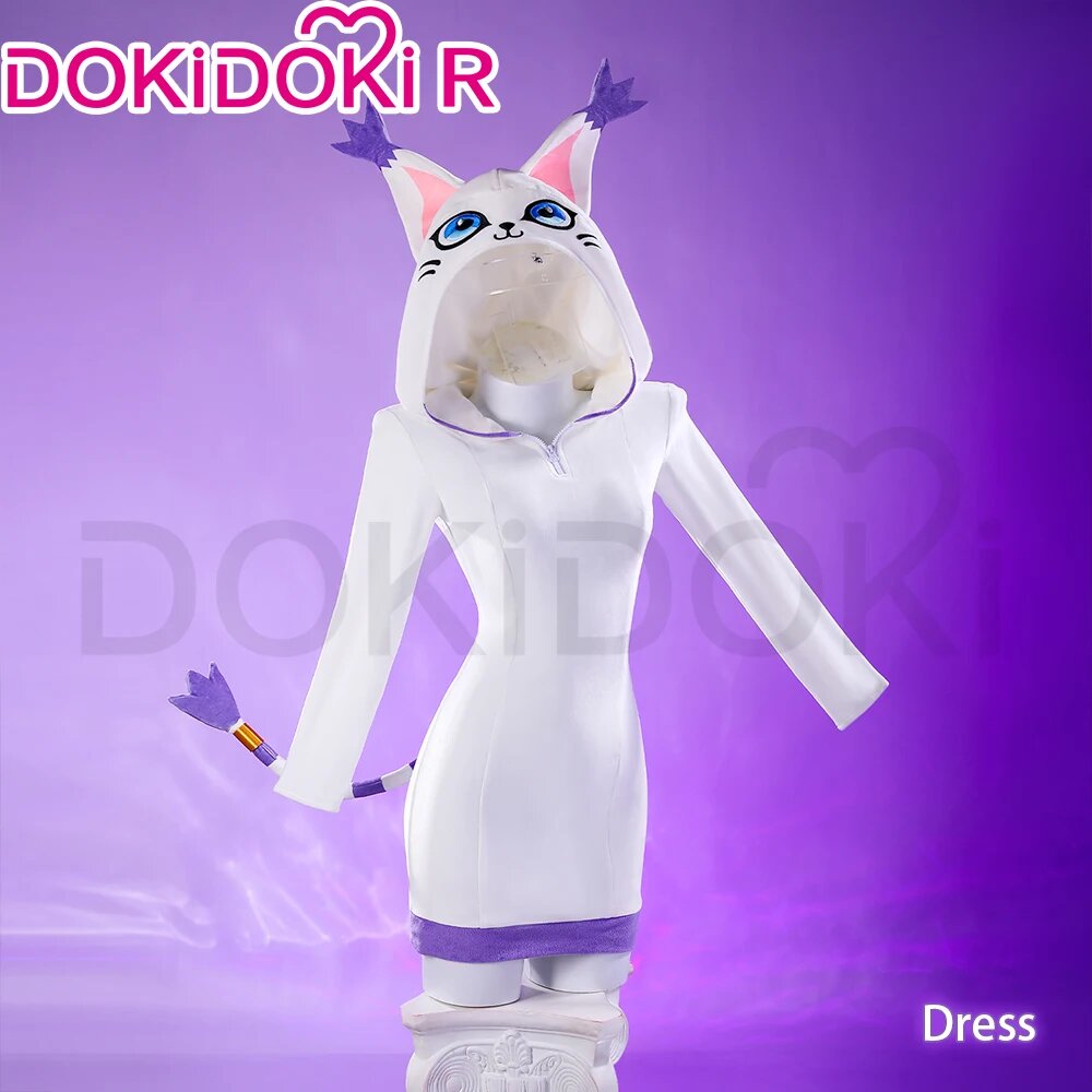 Косплей костюм DokiDoki-R, белый, размер S, PRE-SALE