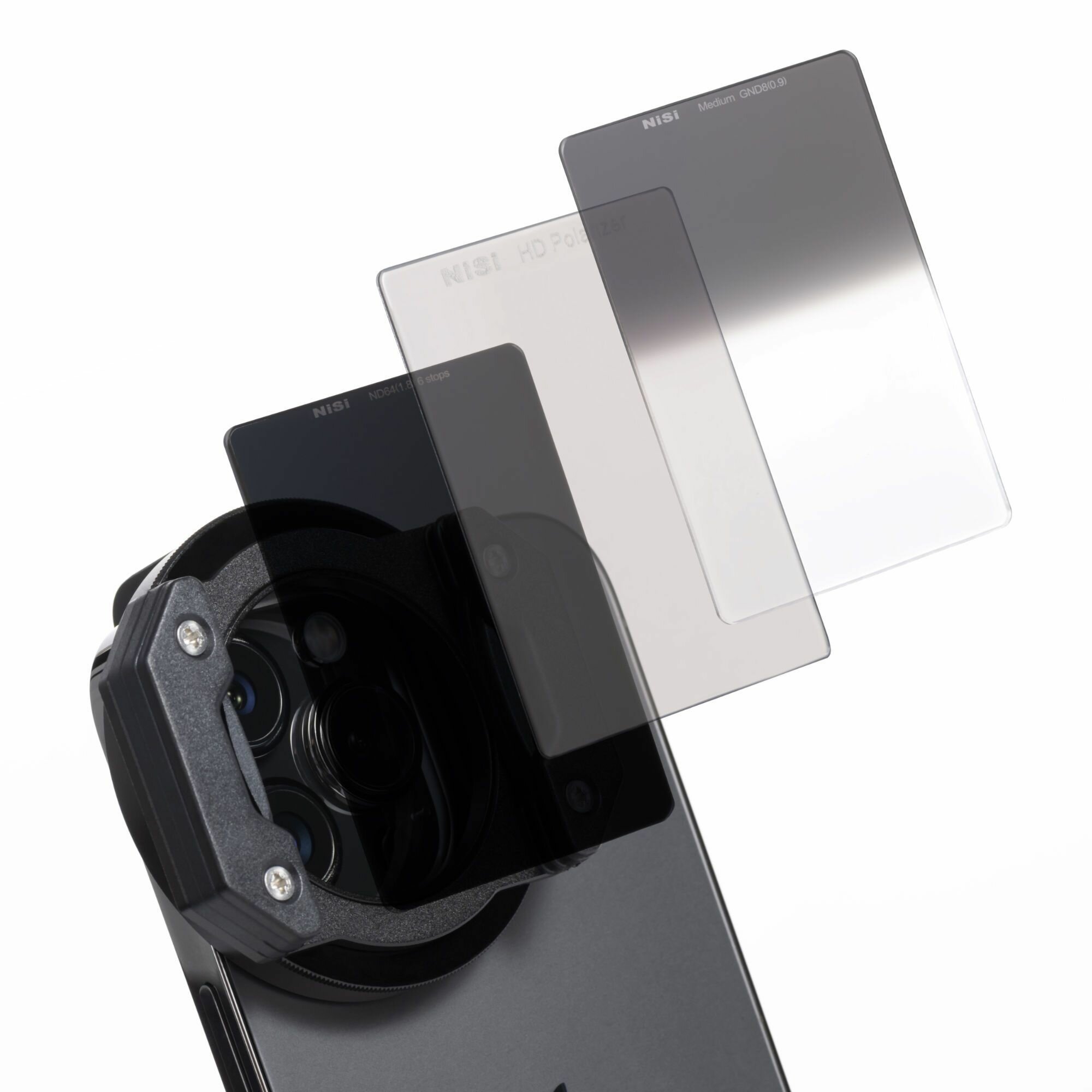 Набор светофильтров для iPhone NiSi Landscape Kit (круглый и квадратный держатели, поляризационный, градиентный, IR ND64 фильтры)