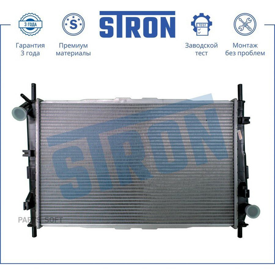 STRON STR0316 Радиатор двигателя FORD (MONDEO III) 2000 - 2007 CFBA CGBA CGBB LCBD CJBA CJBB ()