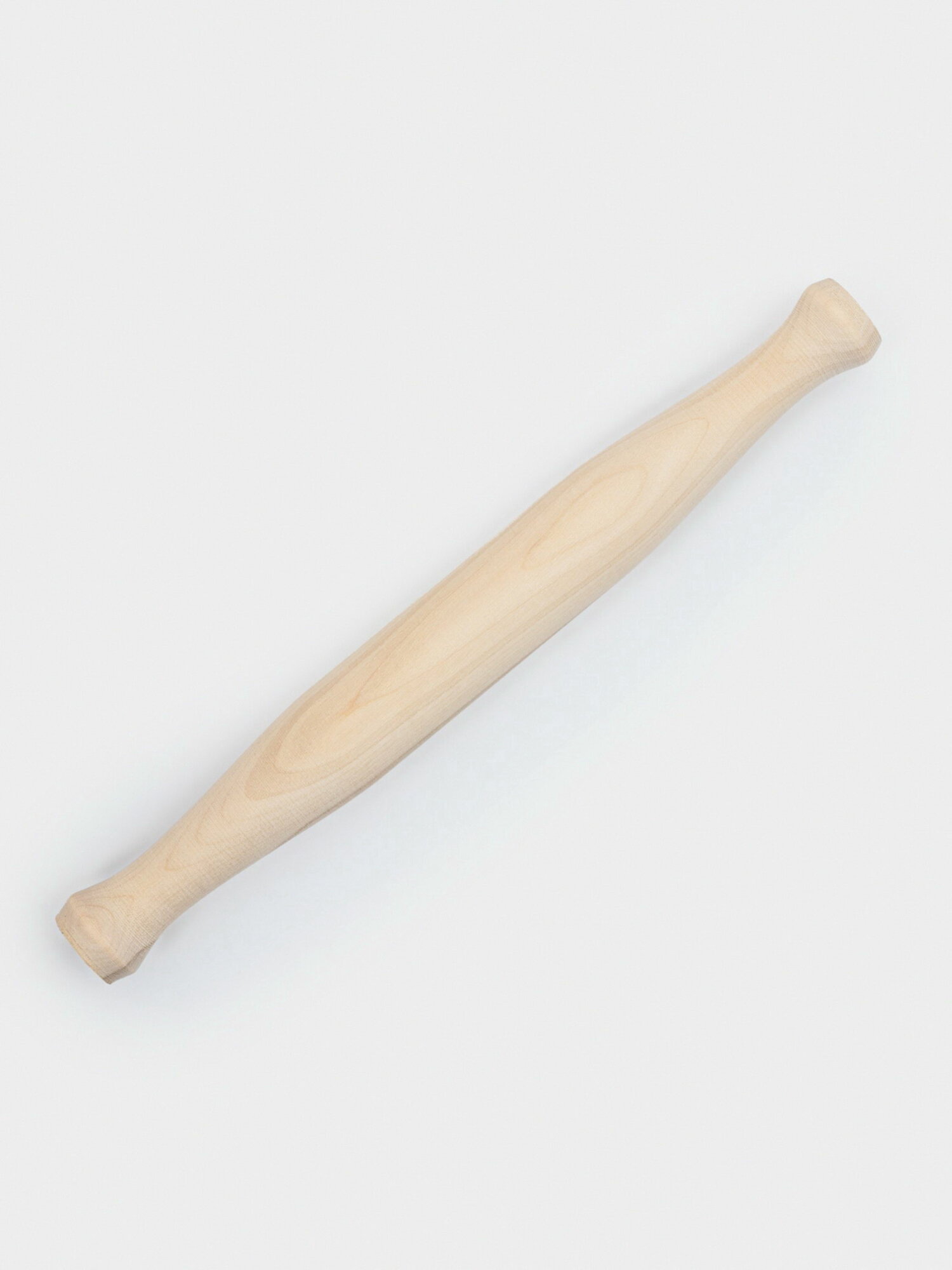 Скалка для теста, дерево берёза, 30x3.5 см, материал рабочей части: дерево