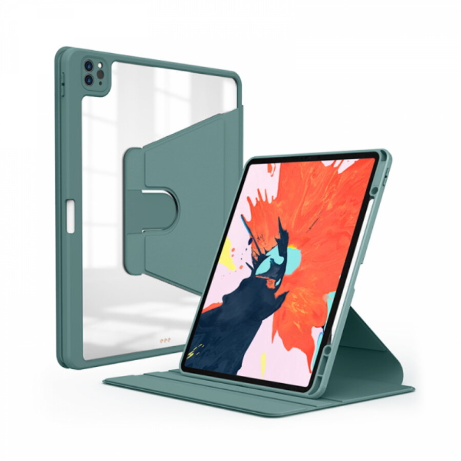 Чехол для планшета WiWU Waltz Rotative iPad Case для Apple iPad 10.2inch 2020 Dark Green