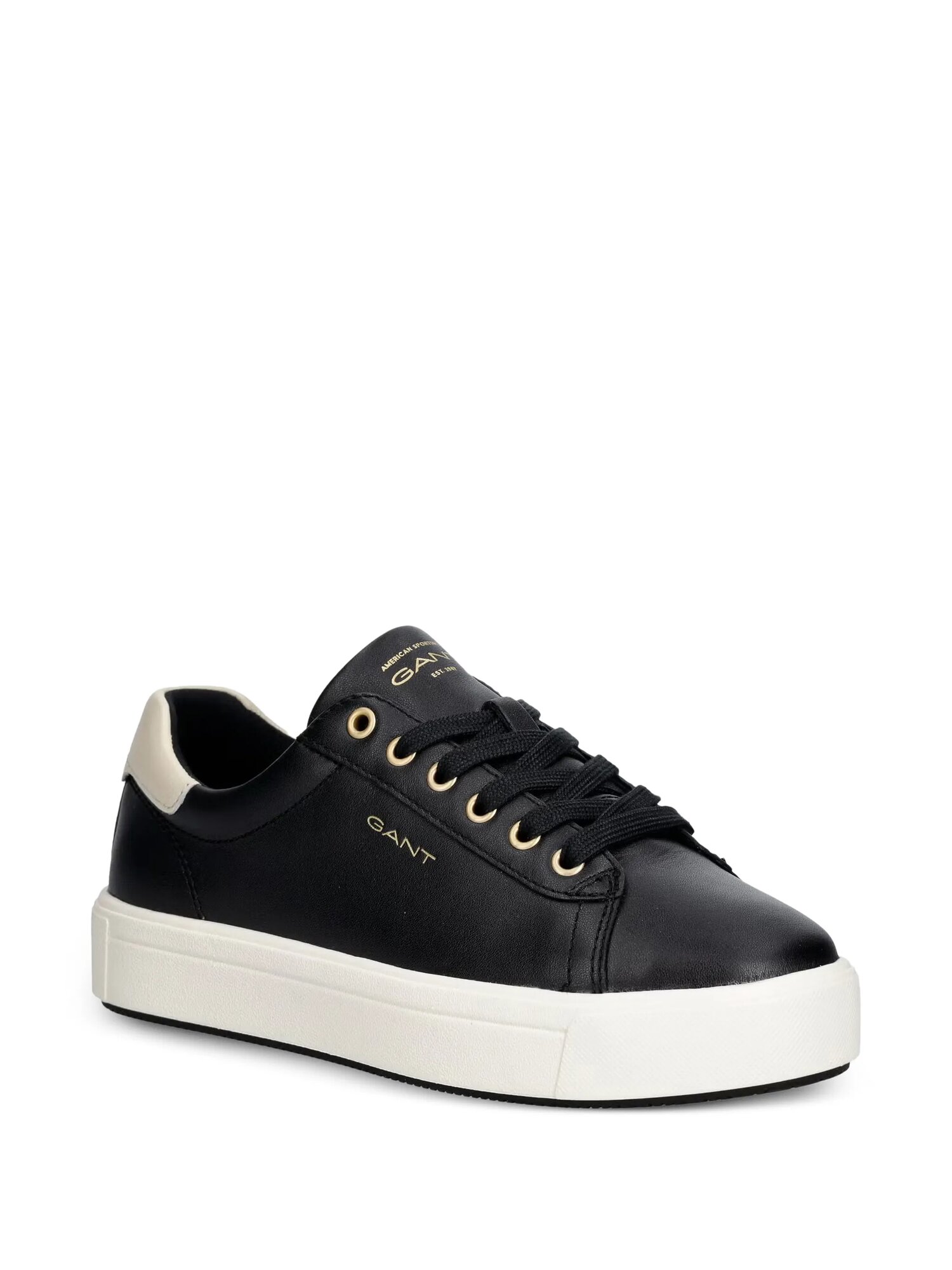 Кроссовки GANT Logo-print sneakers, размер 40, black/black — фото 1