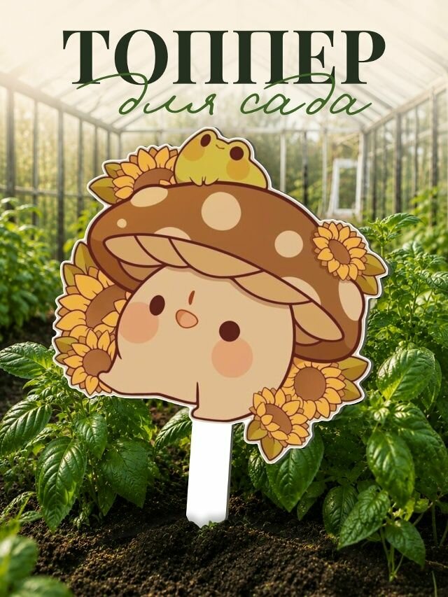 Фигурки для сада Грибочек