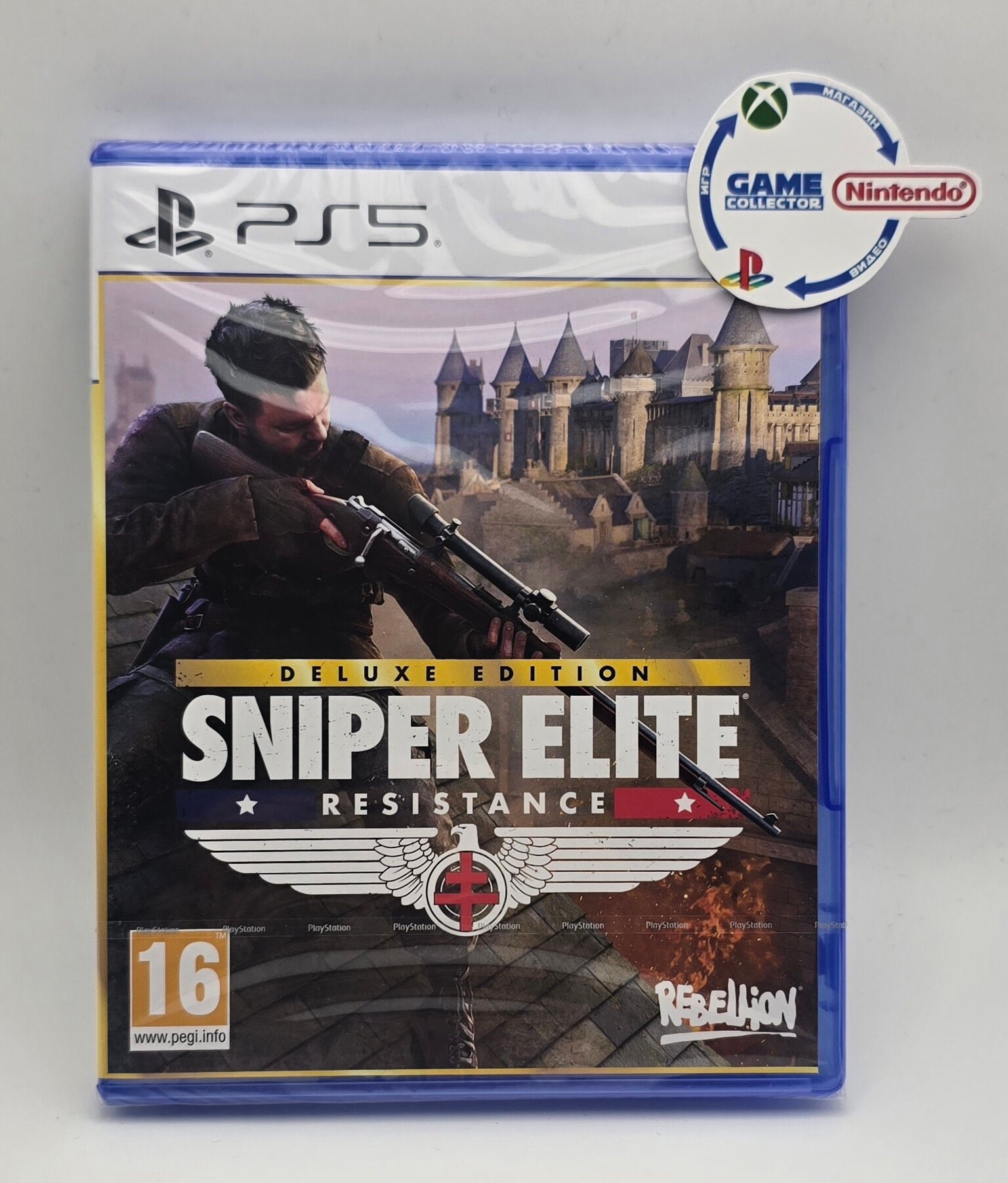 Игра Sniper Elite Resistance Deluxe Edition для Sony PlayStation 5 на диске на русском языке.