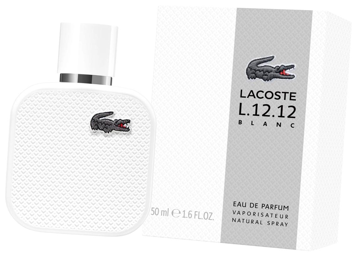 Парфюмерная вода для мужчин Lacoste L 12 12 Blanc Pure 50 мл / Лакост Бланк Вайт