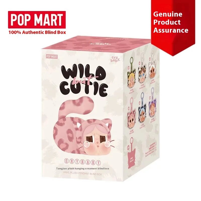 POP MART Crying Baby CRYBABY Leopard Cat Series Виниловая кукла