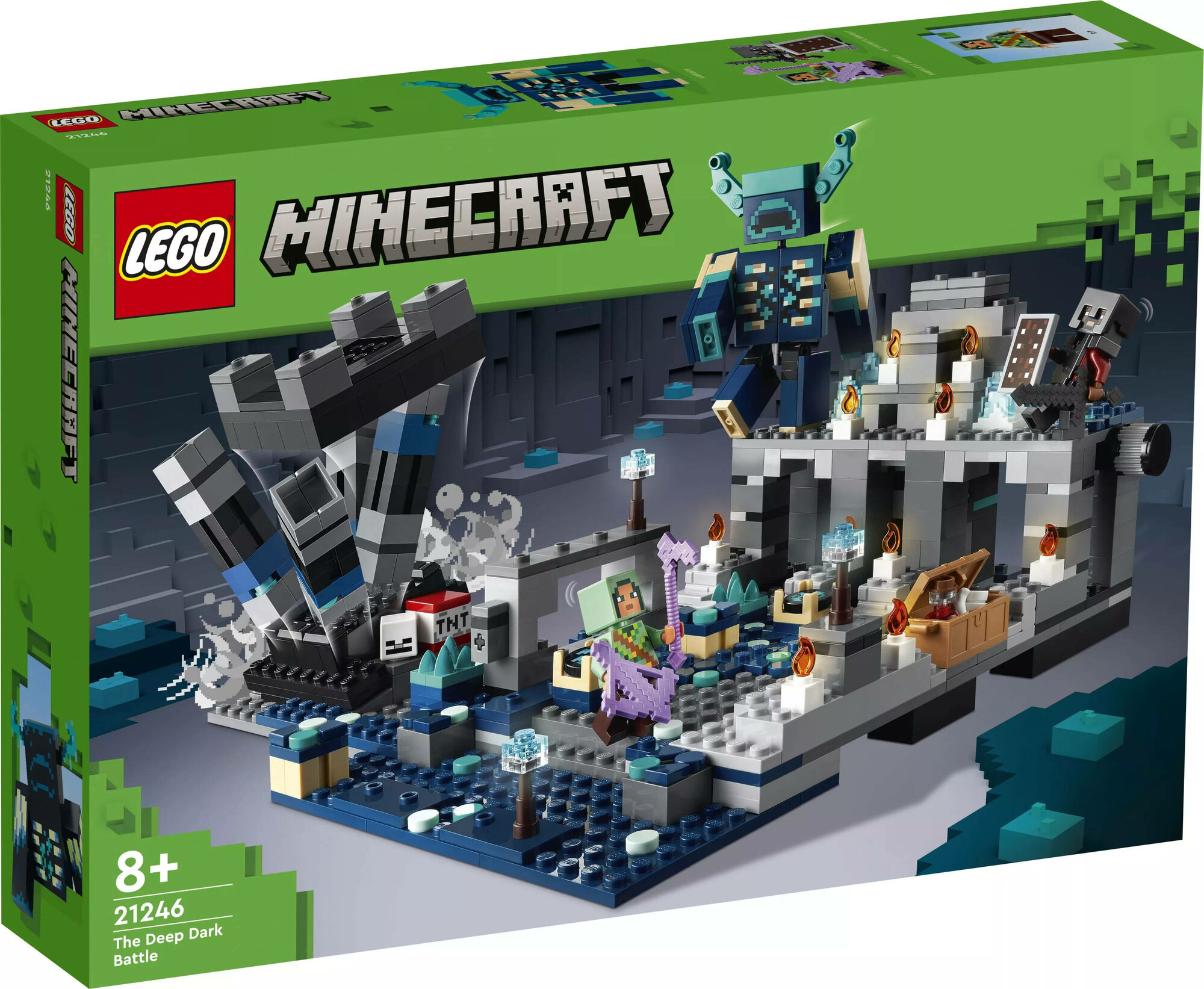 Конструктор LEGO Minecraft 21246 The Deep Dark Battle, 584 детали, 2023 год