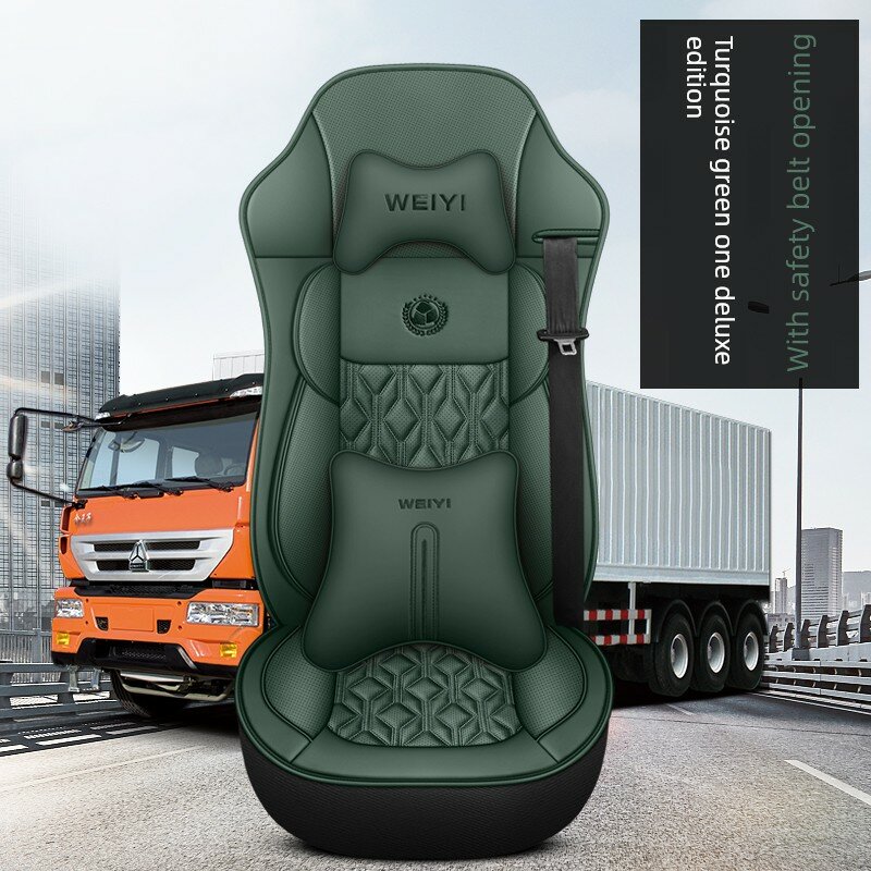 Роскошный чехол на сиденье грузовика Volvo FH/FM с отверстием для ремня - Туалетный цвет