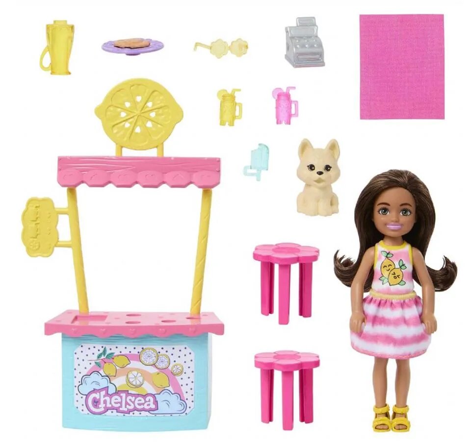 Barbie Chelsea Лимонад стенд игровой набор HNY60