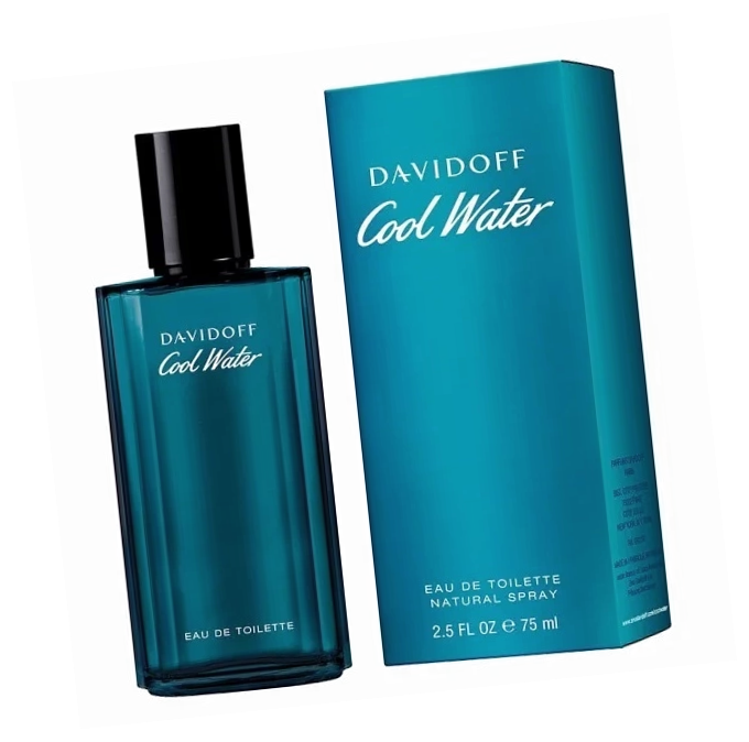 Davidoff Cool Water туалетная вода для мужчин 75 мл - Давидофф Кул Ватер мужской парфюм