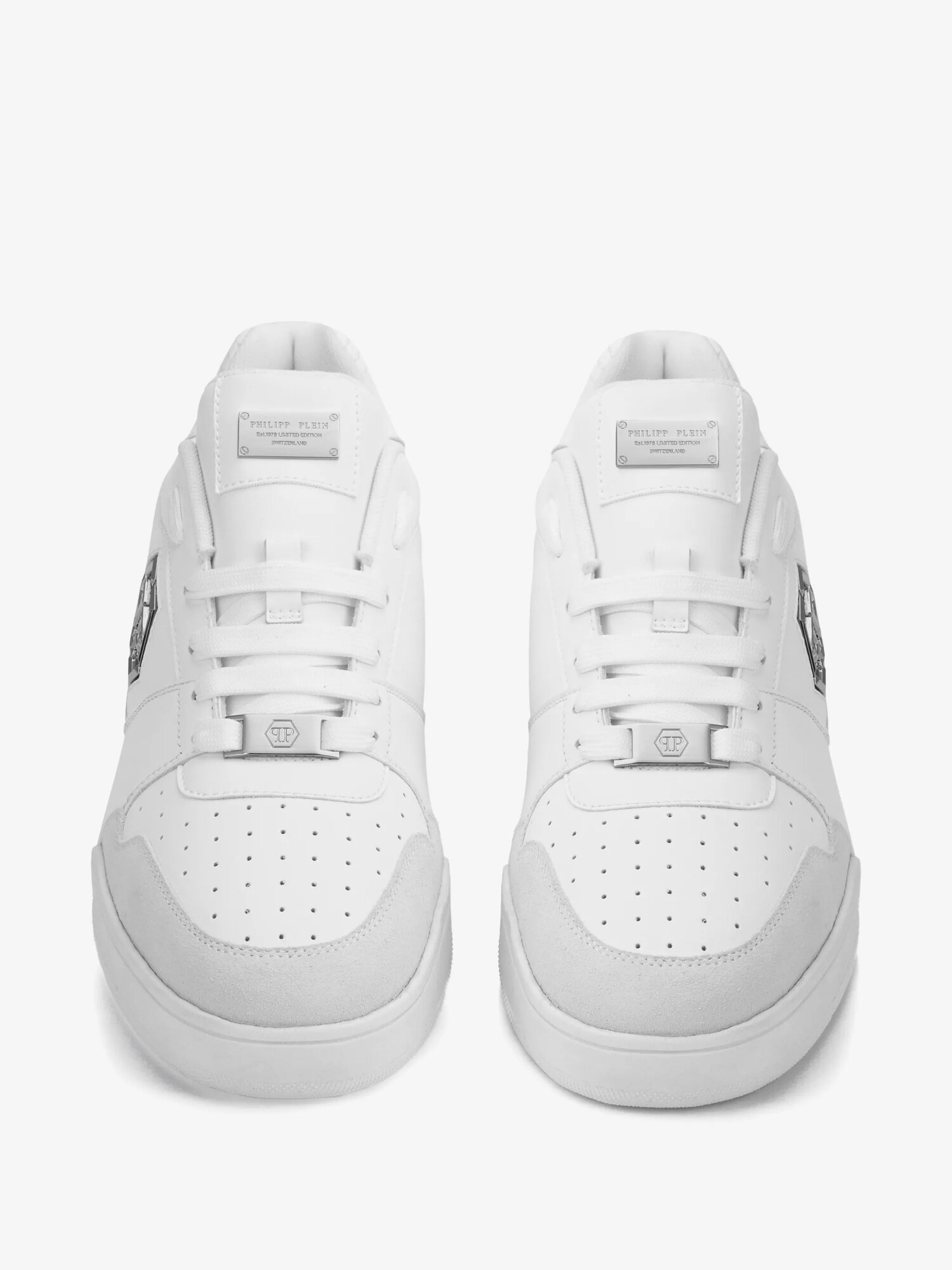 Кроссовки PHILIPP PLEIN P-Force 78, размер 41, бежевый/белый — фото 1