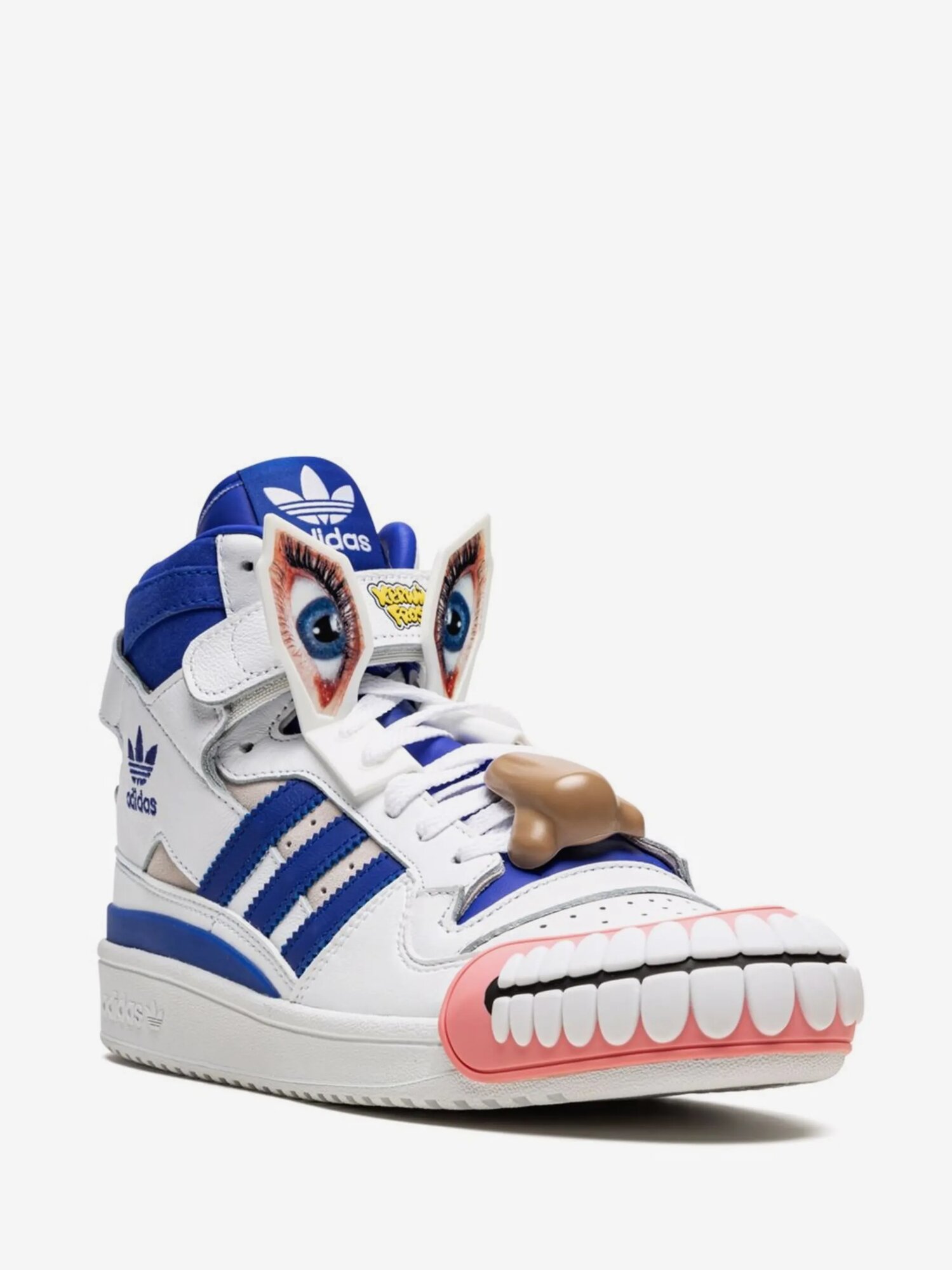 Кроссовки adidas KF Forum HI, размер 10 US, бежевый/белый — фото 1