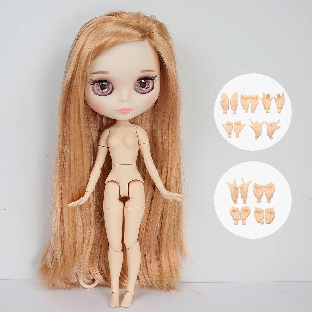 DBS ICY DBS Blyth кукла 30 см 1/6 BJD белый Бежевый, Doll and hands AB
