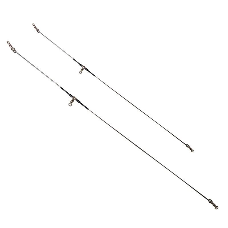ZYZHE Разносторонние соединители для рыбалки из нержавеющей стали 50cm 1pc