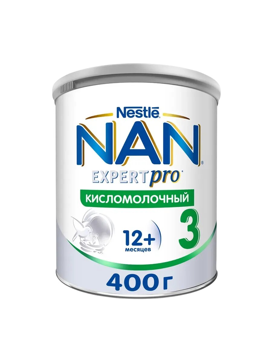 NAN 3 Кисломолочный Сухой кисломолочный напиток с 12 мес 400 г 1 шт