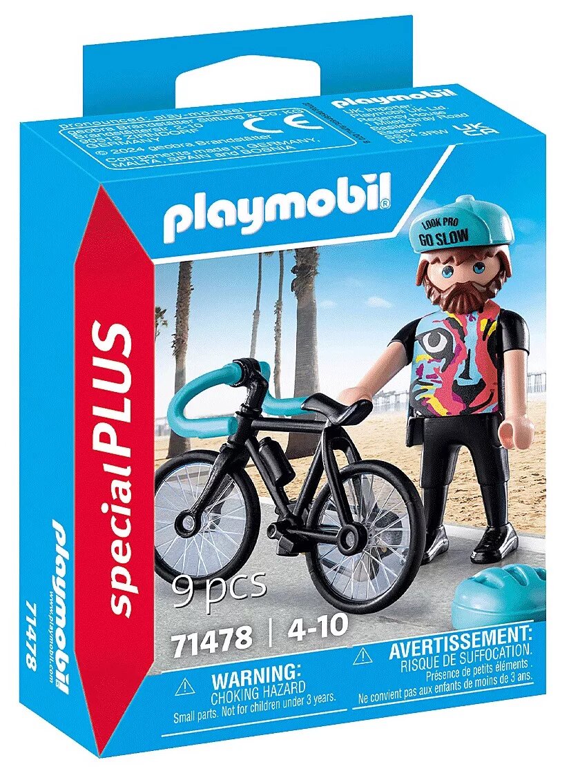 Кукла Playmobil Mobigo S25 в слепой упаковке: персонаж 71478 Полосатый Павел, коллекционная игрушка для детей