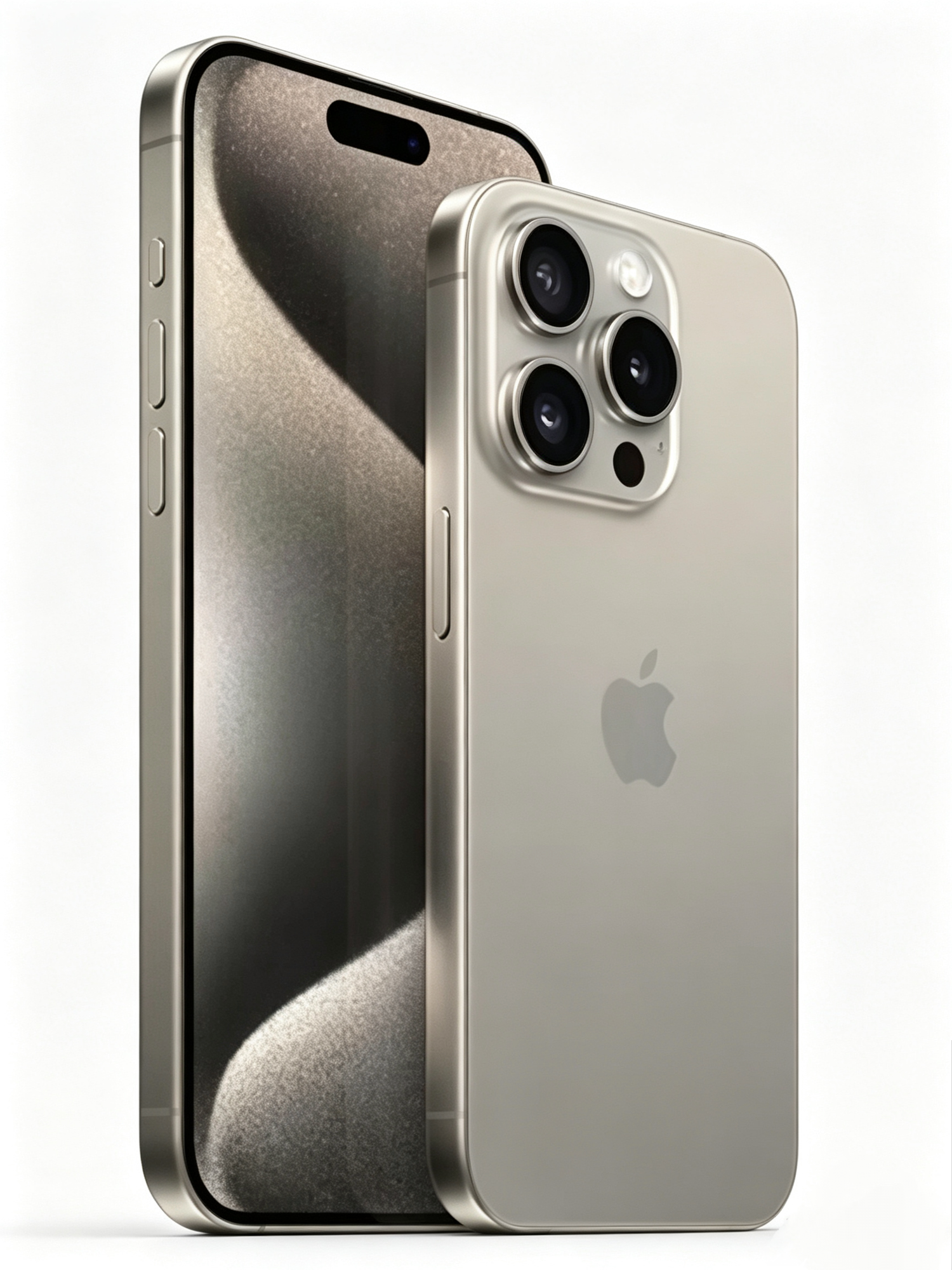 Смартфон Apple iPhone15 Pro max 256 ГБ, двойная SIM-карта, Natural титан, большой экран, титановый корпус