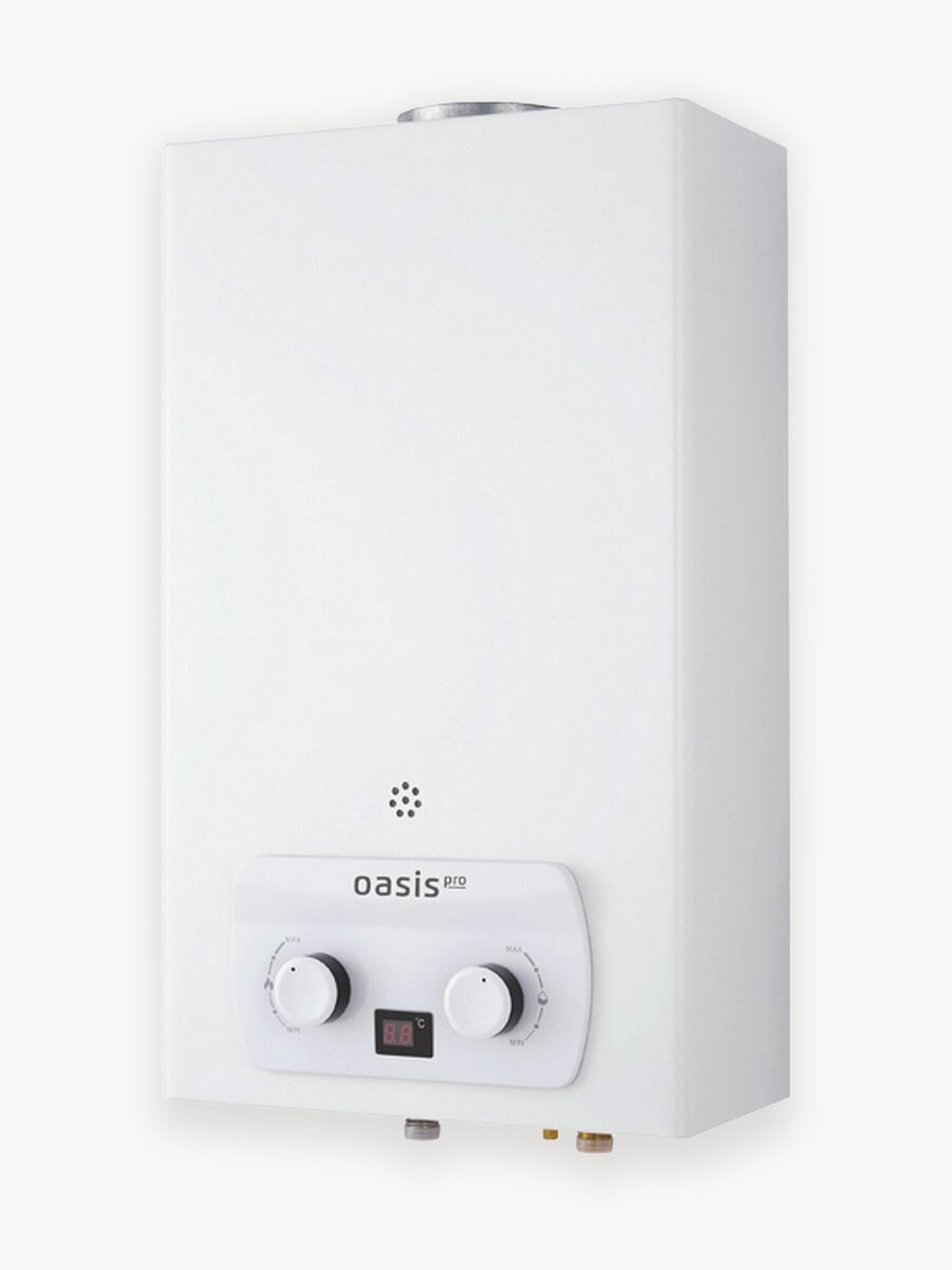 Газовая колонка OASIS PRO P-10 (20 кВт) белая