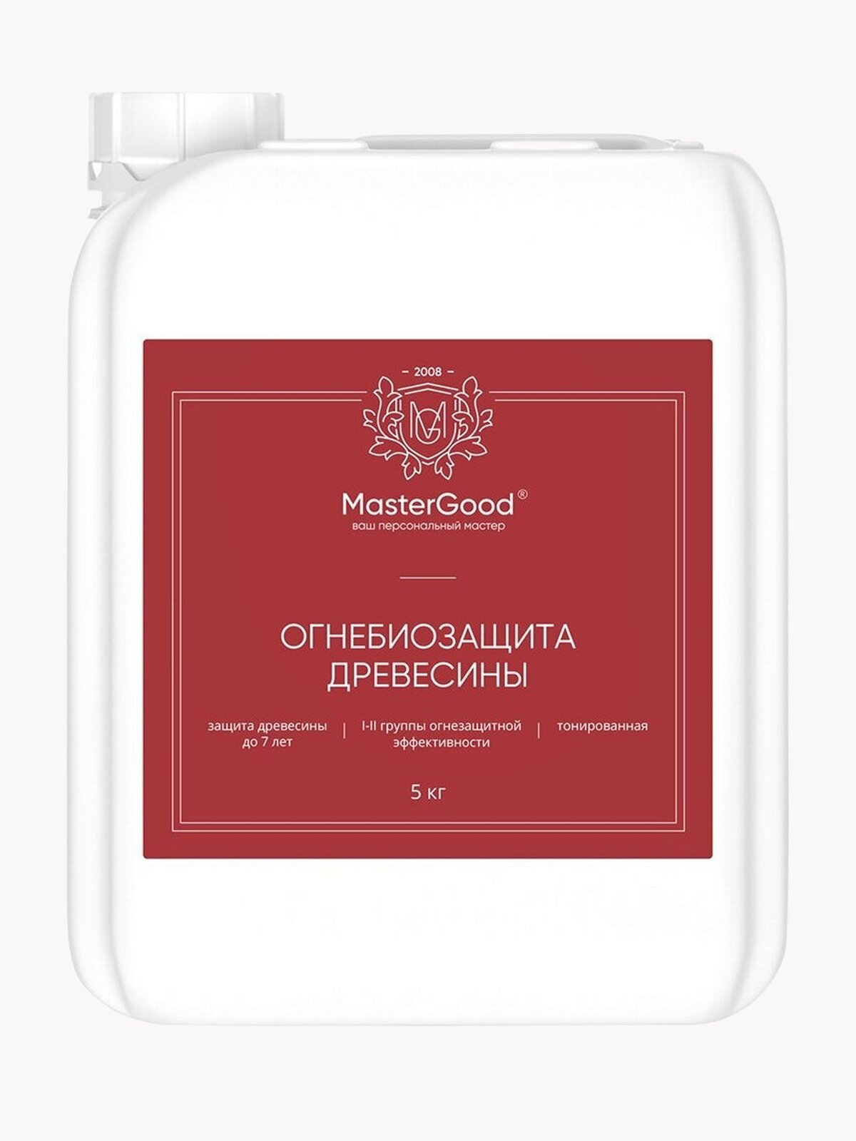 Огнебиозащитный состав MasterGood ОЗП Proff - 1-2 группа (5 кг) тонированный