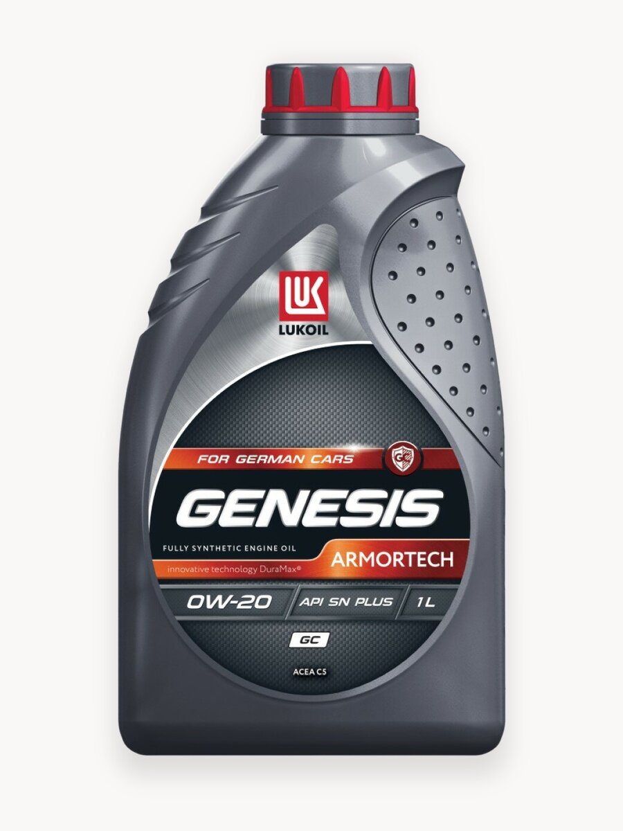 Масло моторное LUKOIL GENESIS ARMORTECH GC 0W-20, синтетическое, 1 л