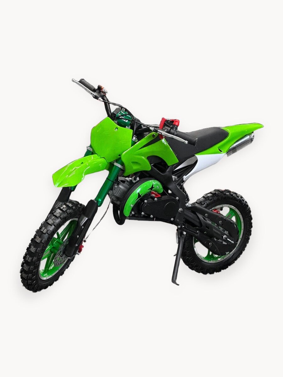 Питбайк DAREX Orion, двухтактный двигатель, мощность 3.5 л. с, темно-зеленый