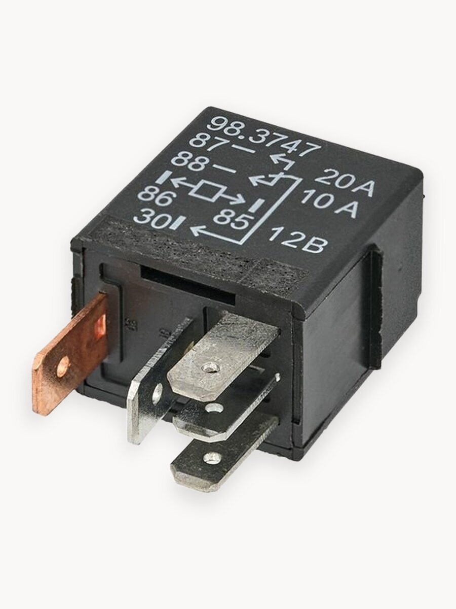 Реле 98.3747 (5-ти контакнтое) 12В 20А