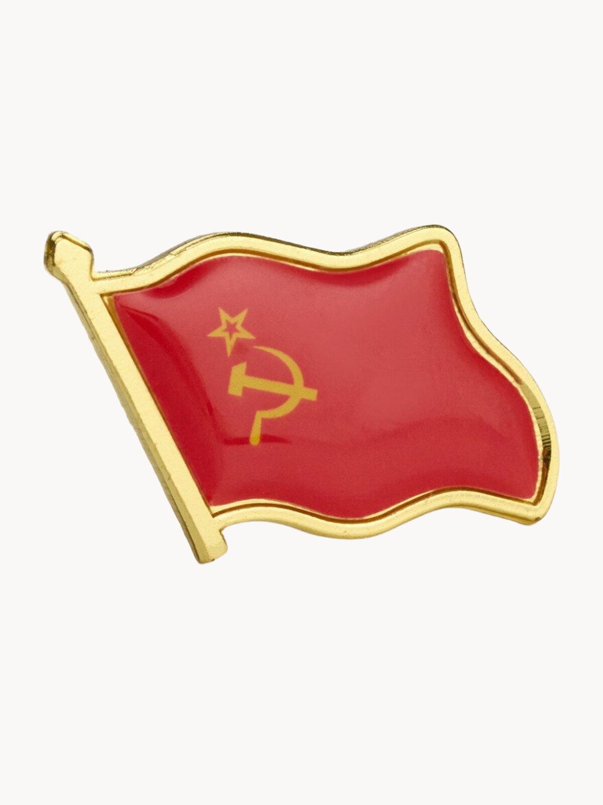 Металлический значок "Флаг СССР"