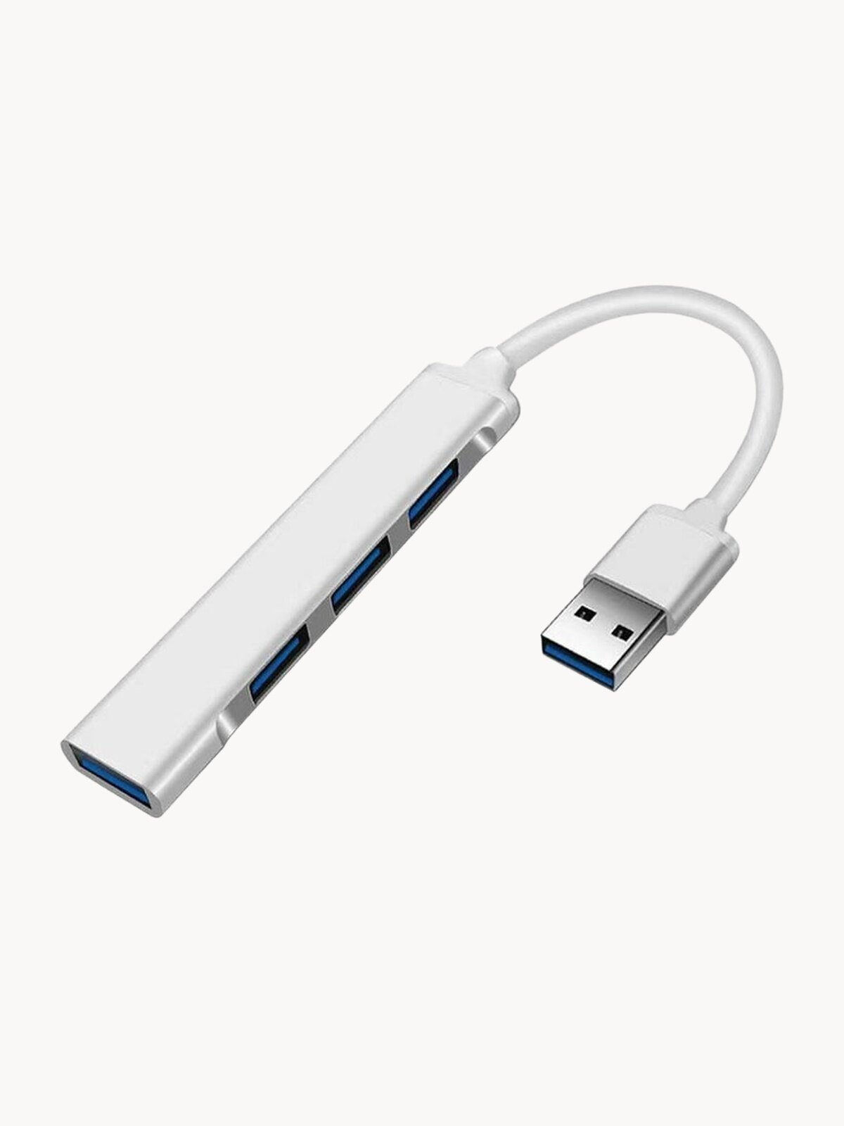 USB хаб на 4 порта, USB разветвитель, высокоскоростной USB концентратор для макбука, Windows, Linux