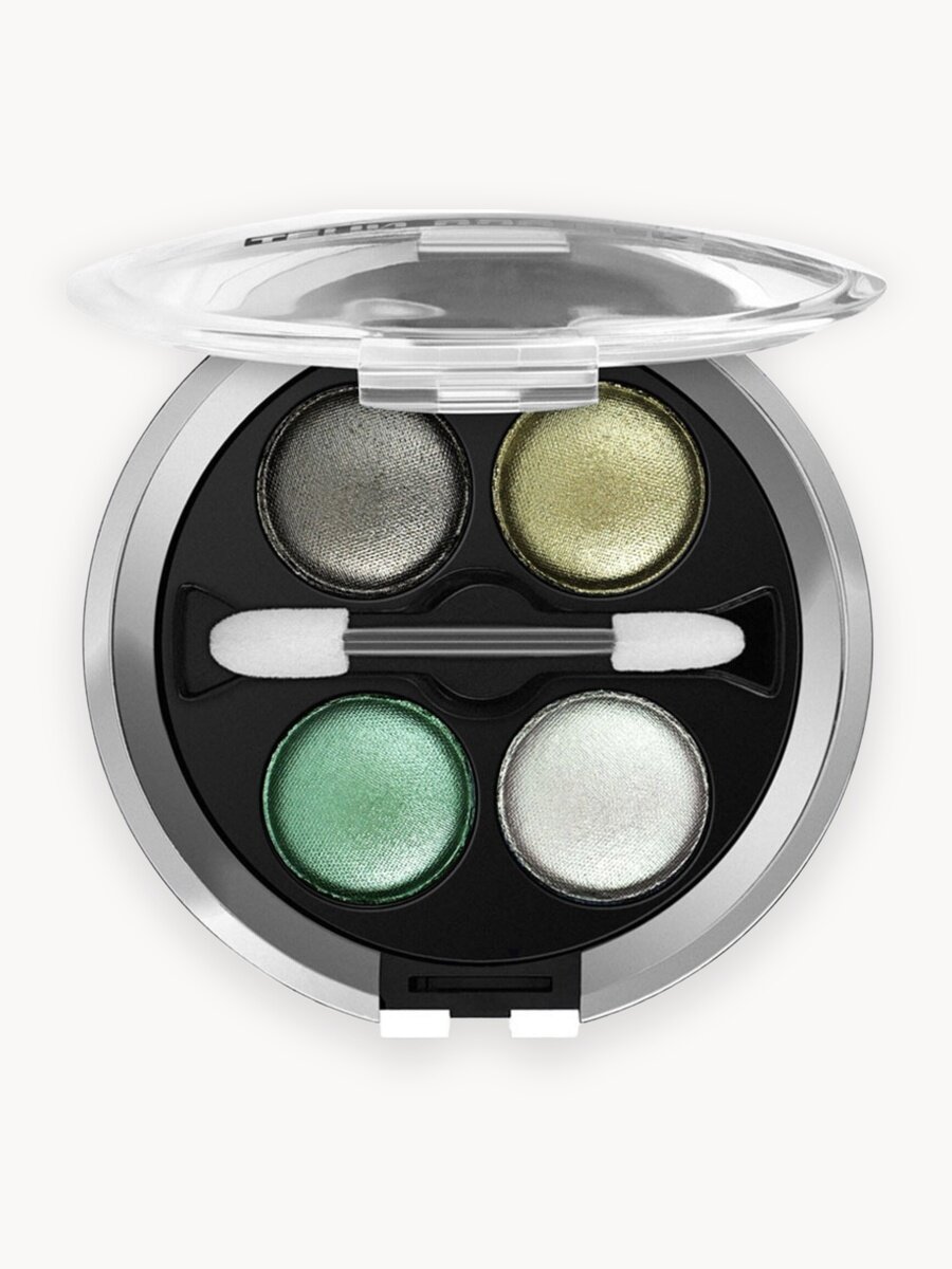 BelorDesign Тени для век "Delicate" 4 цвета тон 46 зеленые