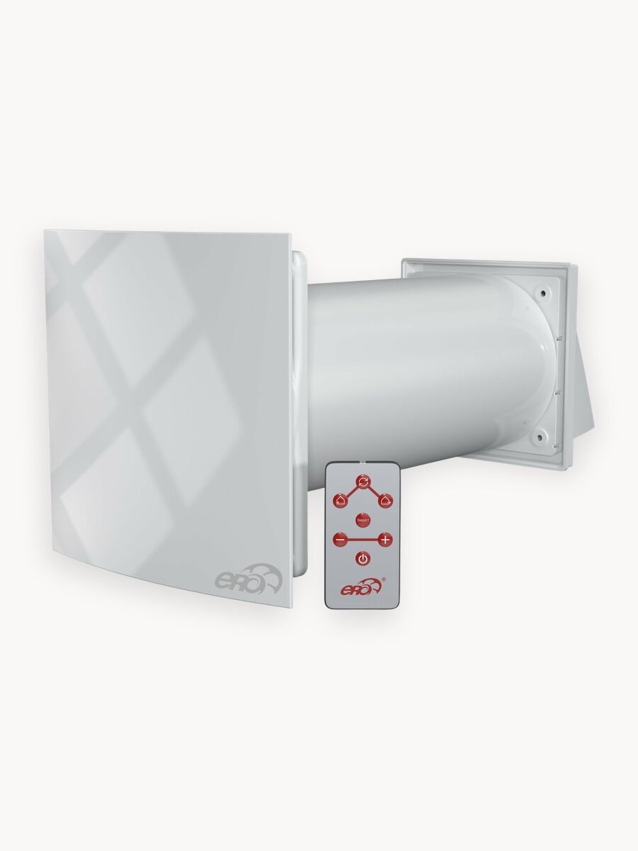 Рекуператор воздуха ERA CUPER 125 приточно-вытяжной, 4 режима работы, 6 скоростей, пульт ДУ