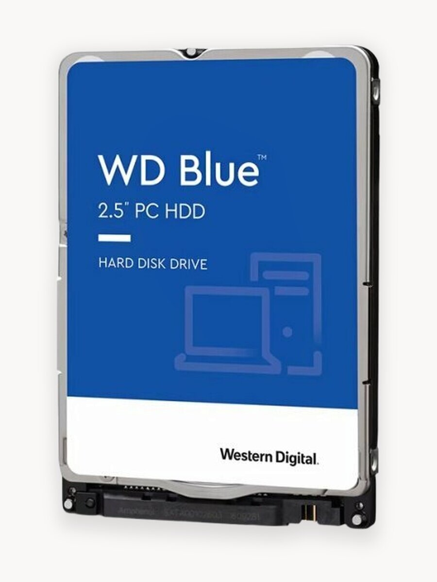Жесткий диск 2.5" Western Digital WD Blue 5.0 Tb, SATA III, 128 Mb, 4800 rpm (WD50NPJZ)