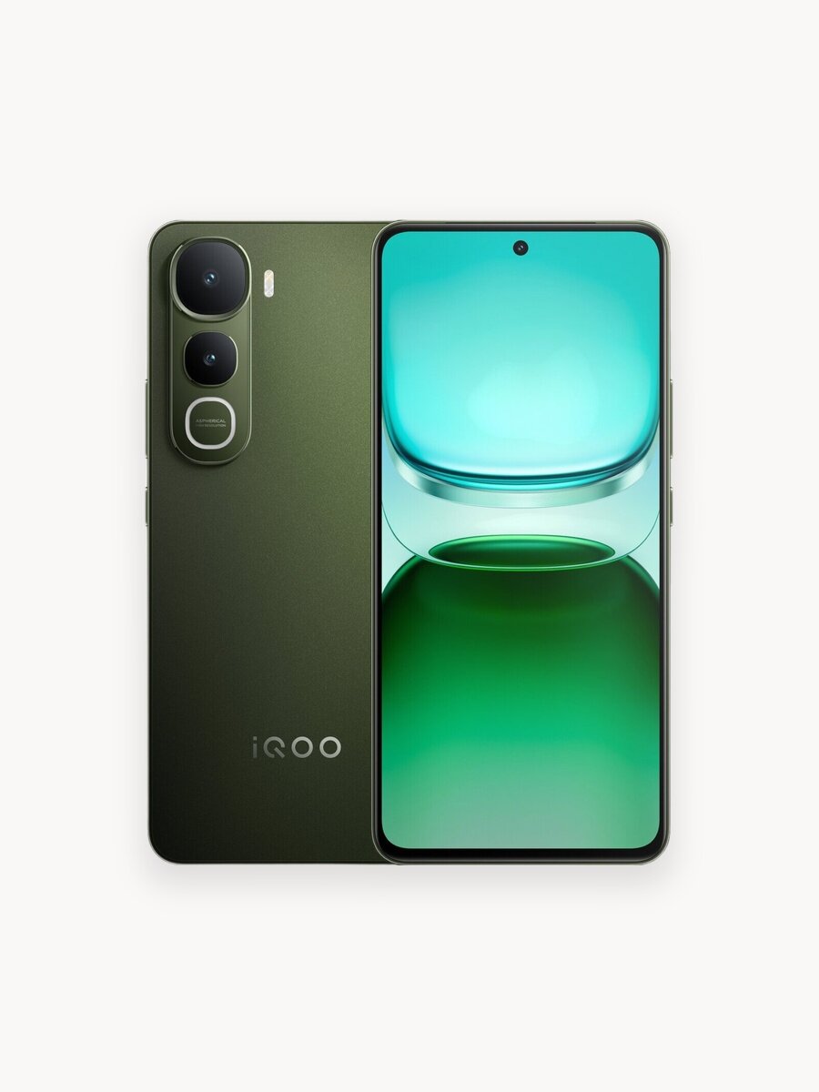 Смартфон iQOO Z10 Lite 8+128, AMOLED, стереодинамики, IP68/69, 6000мАч, зелёный