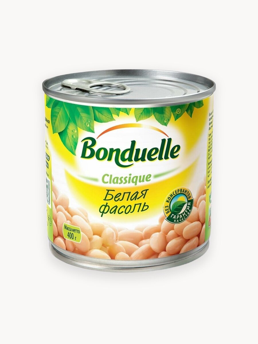 Фасоль Бондюэль белая 400г Россия