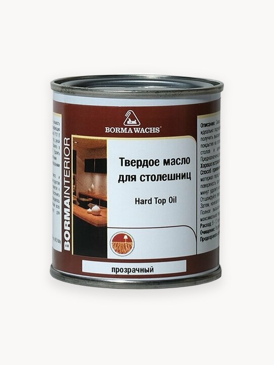 Твердое масло для столешниц Hard top oil (125 мл) Borma Wachs 4916.125