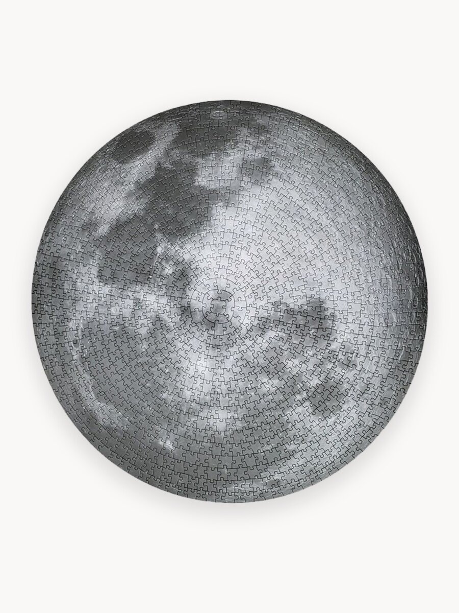 Круглые пазлы 1000 элементов Земля Луна