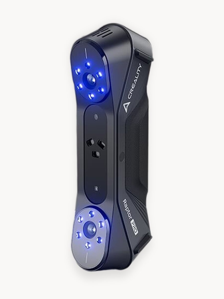 3D-сканер Creality CR-Scan Raptor Pro — 22+7 лазерных линий, НБИ-структурированное свечение для 3D-печати — точность 0.02 мм, 30-60 кадров/сек, цветное сканирование