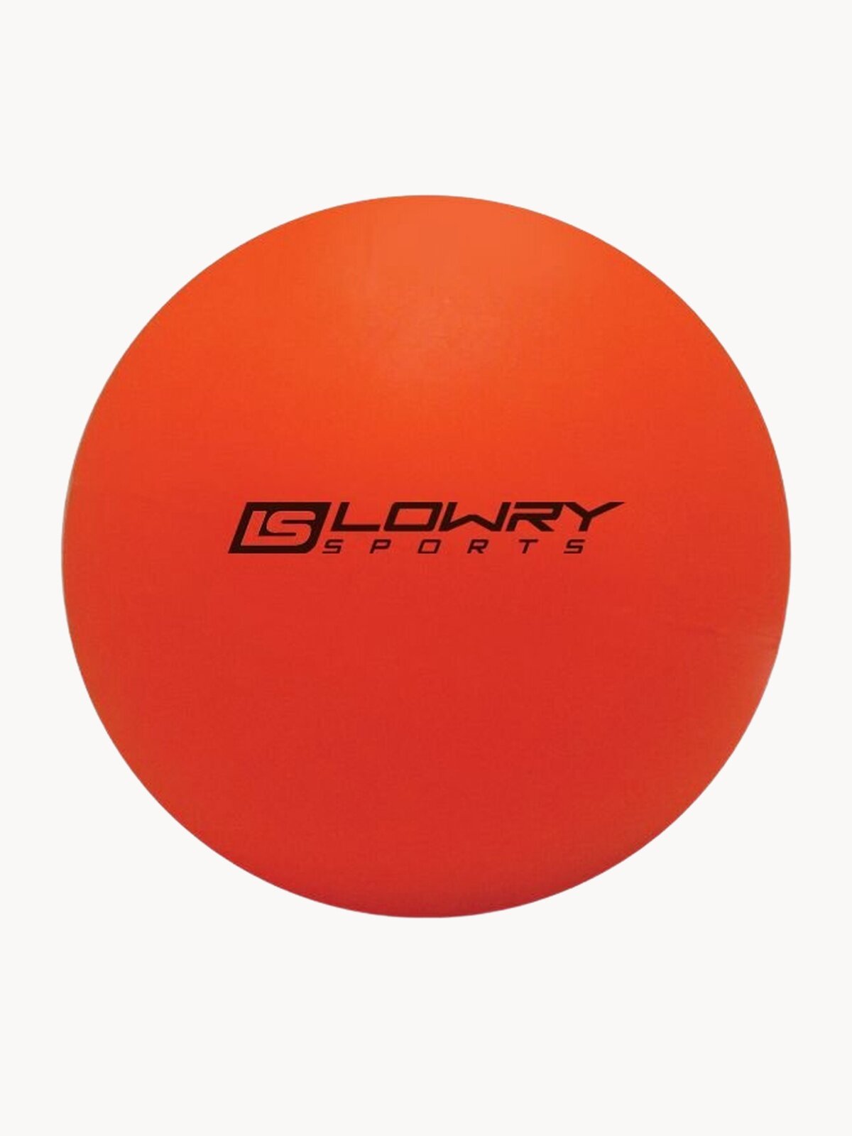 Мяч для стрит-хоккея "Lowry Sports", низкий отскок, оранжевый, диаметр 65 мм