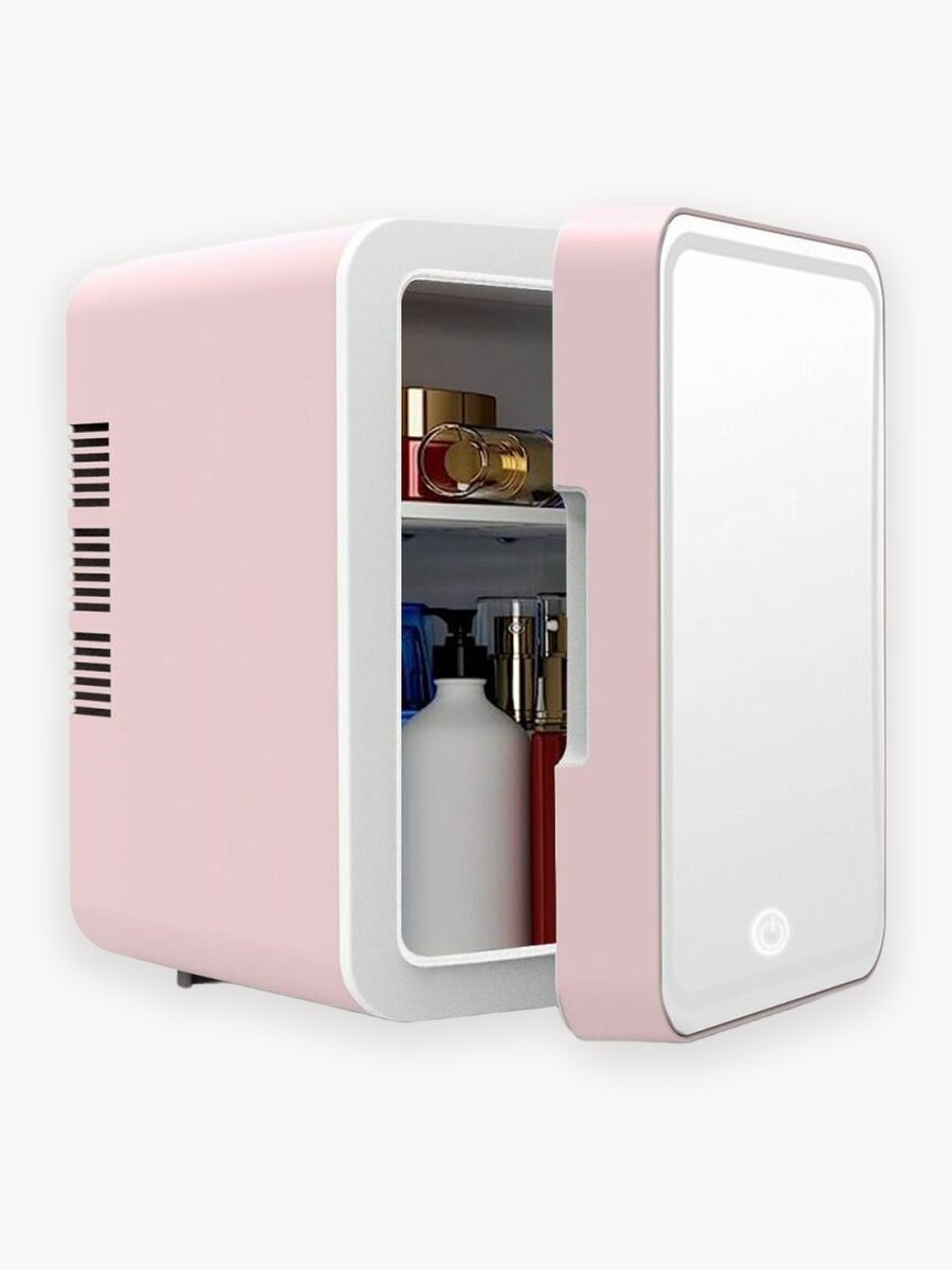 Мини-холодильник "Лоянский Дракон", для косметики, белый, 6 литров, 2 в 1