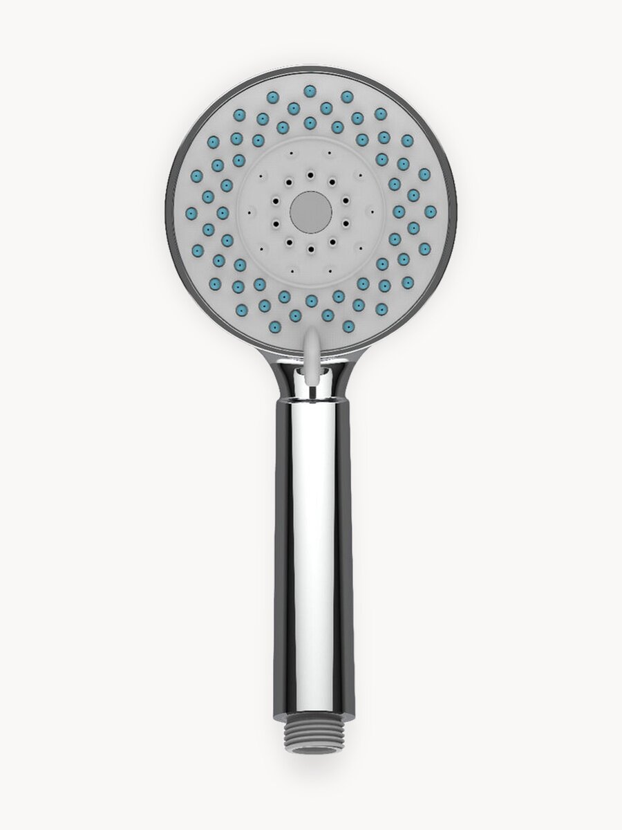 Лейка для душа Milardo 1505F10M18 хром 5 режимов круглая диаметр 103 мм