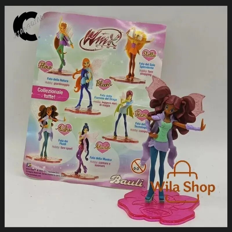Коллекционные миниатюрные фигурки Winx Club "Феи Winx" из ABS пластика