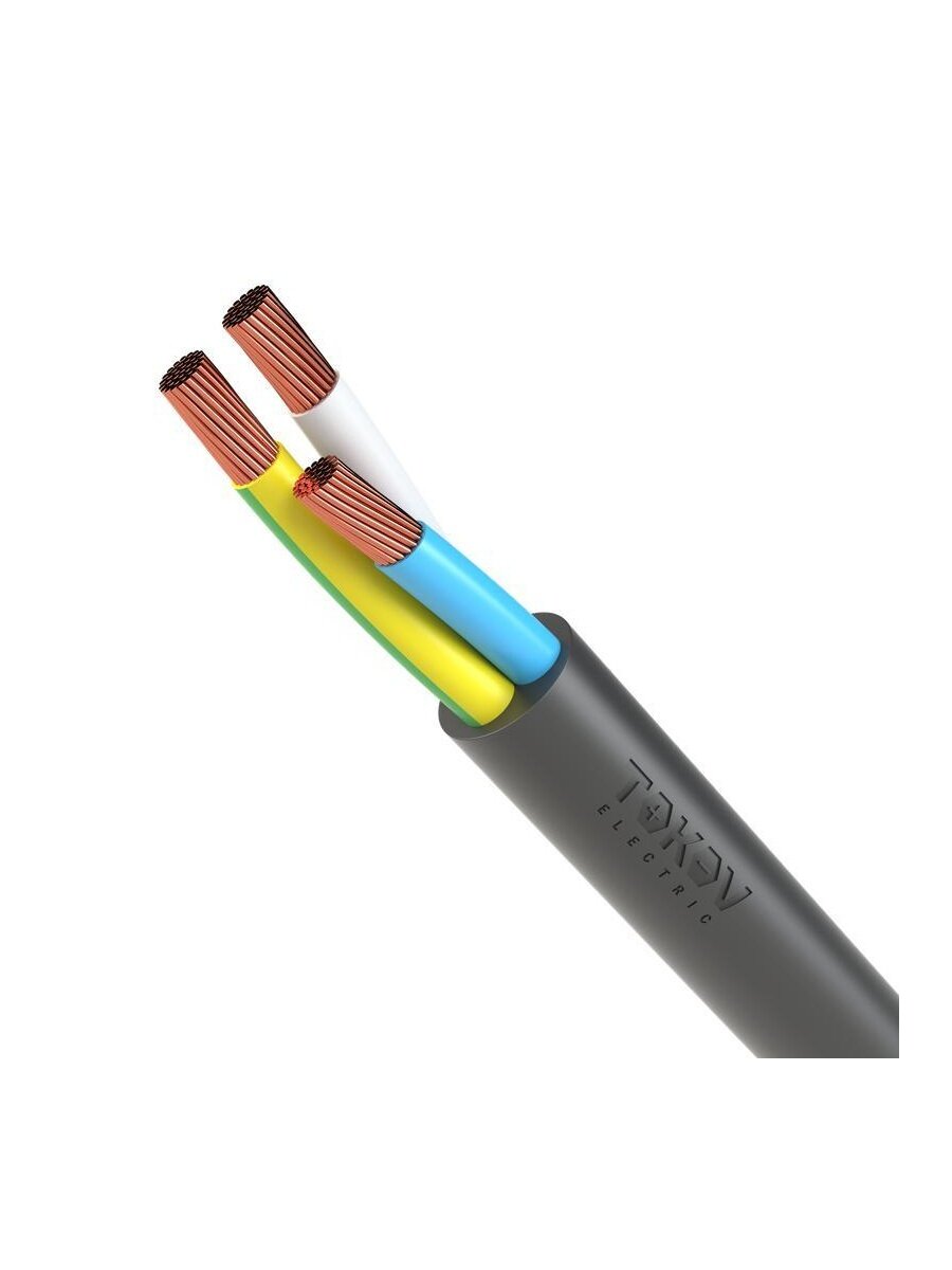 Кабель TOKOV ELECTRIC КГтп-ХЛ 3х1.5 (N PE) 380/660-3 (уп.100м) 000011437