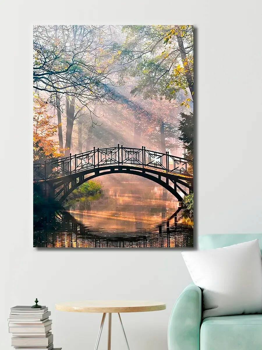 Картина "Каменный мост", на стену 30х40см 1шт.