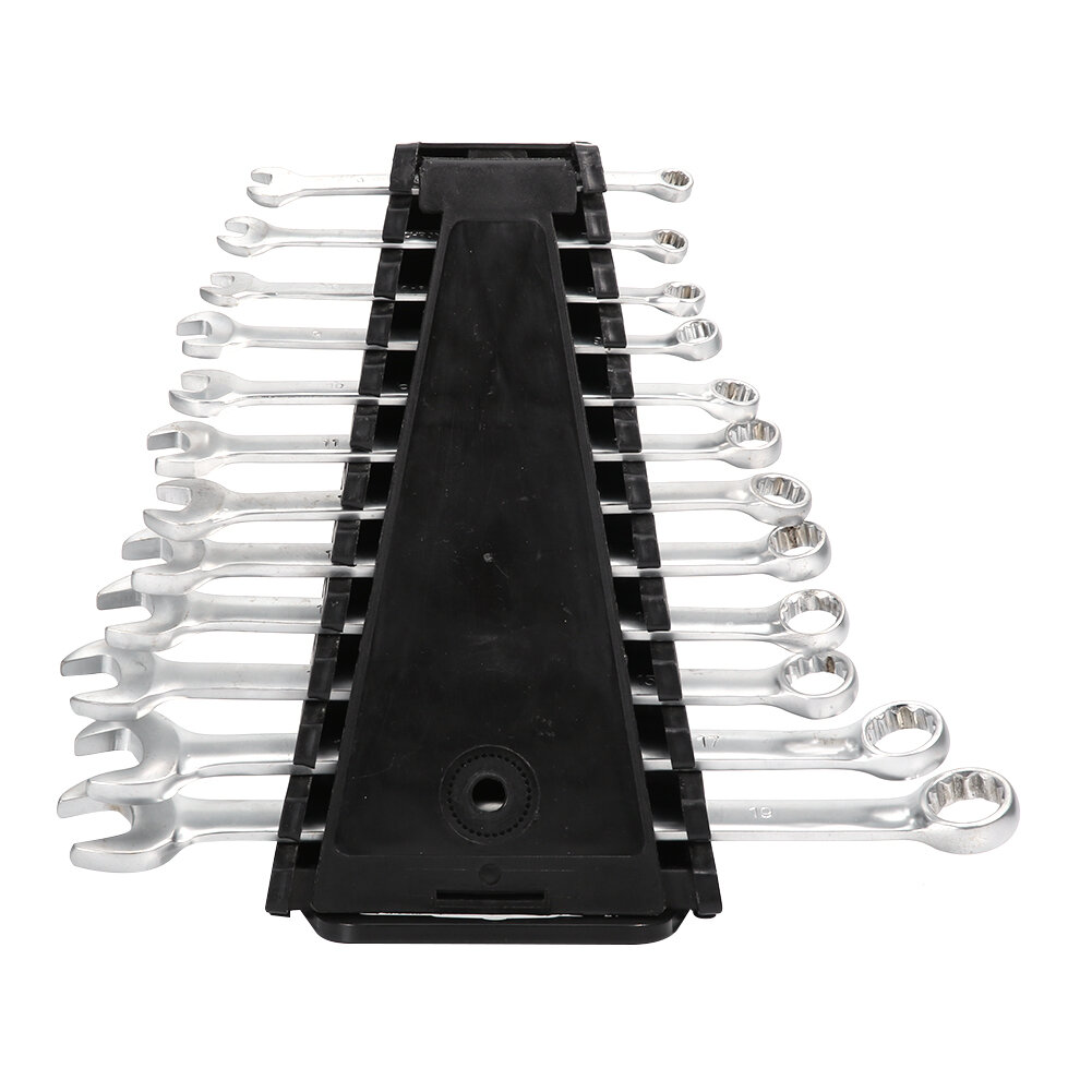 Набор гаечных ключей с двумя головками 12 шт. из хромованадиевой стали для автомобилей и грузовиков 6-19мм / 0.2-0.7 дюйма