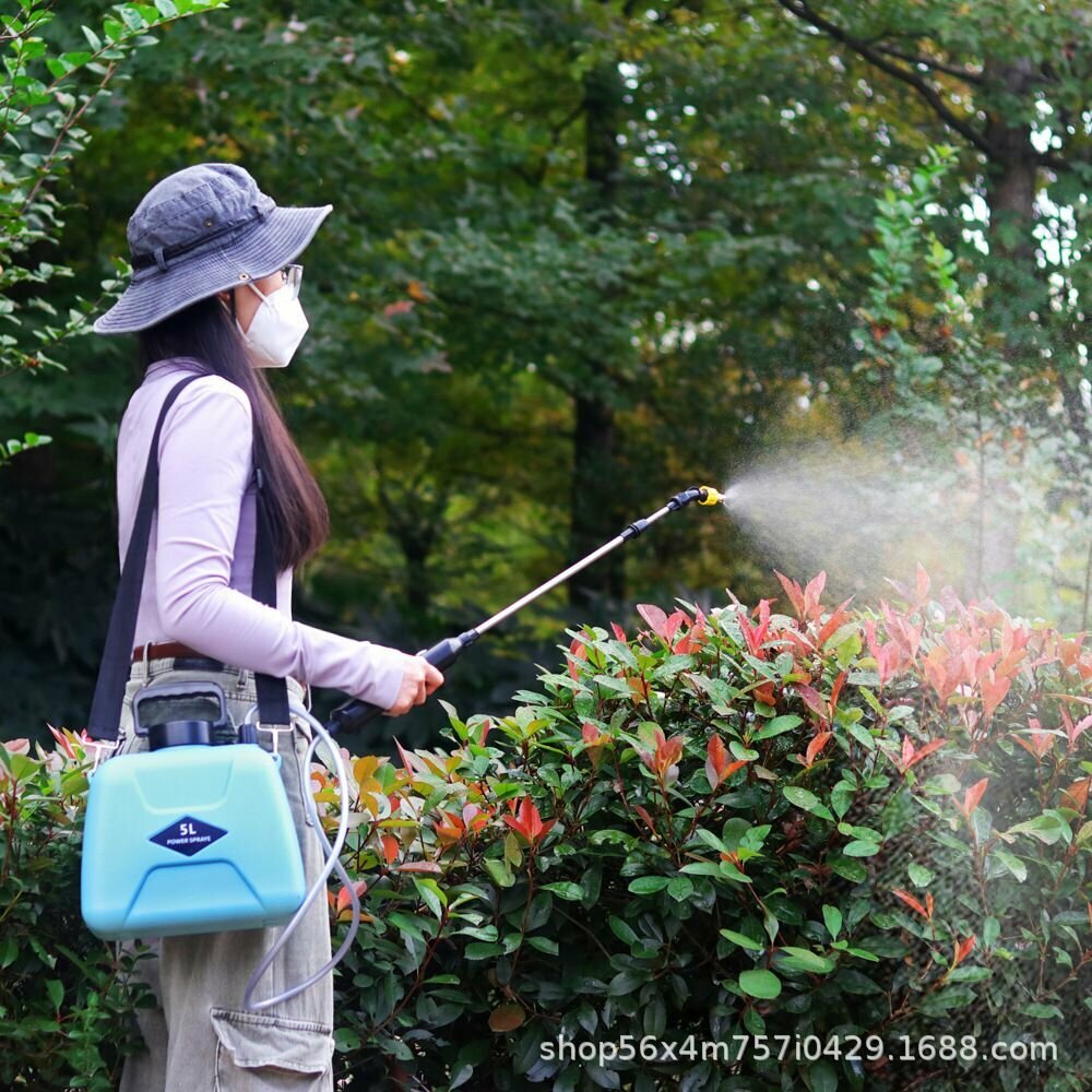 Опрыскиватель садовый аккумуляторный , 5 литров для растений, цветов и деревьев 3,8Вт